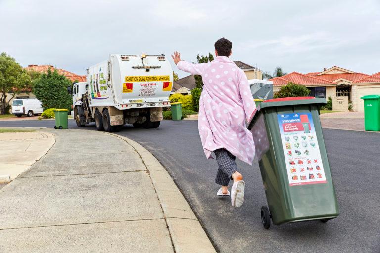 Bunbury Three-Bin System Waste Rubbish Landfill FOGO